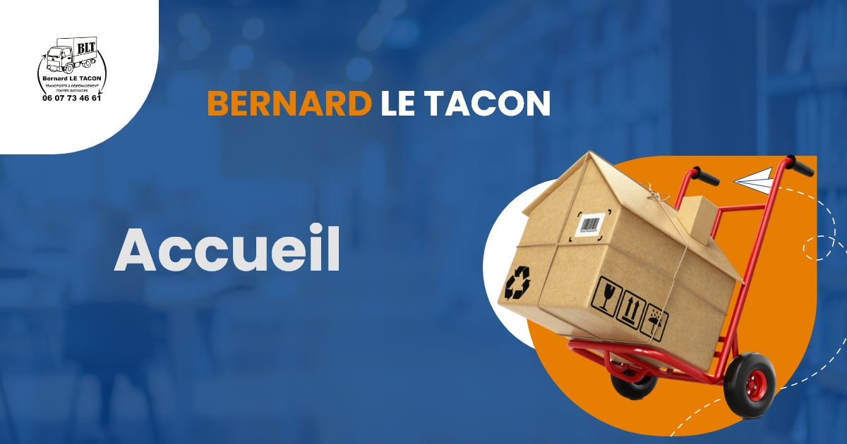 BERNARD LE TACON - Entreprise de déménagement à Paimpol.